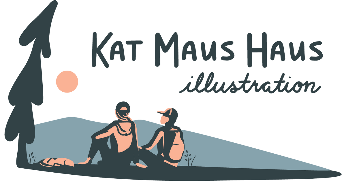 Kat Maus Haus Illustration