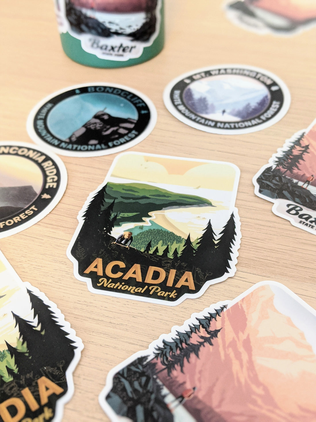 Acadia National Park Sticker – Kat Maus Haus Illustration